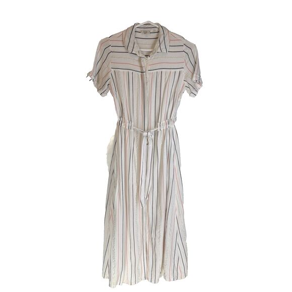 Fat Face | Dresses | Fat Face Linen Blend Shirt Dress 2 Cottagecore ...